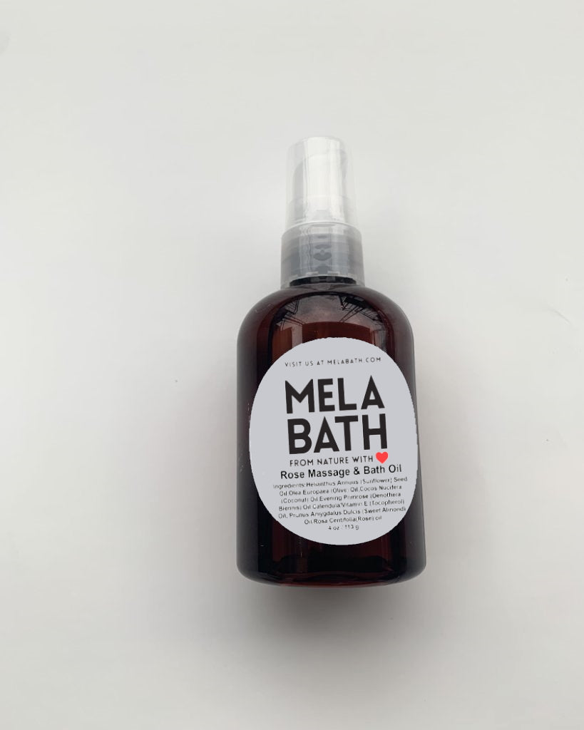 Rose Massage/Bath Oil – Melabath