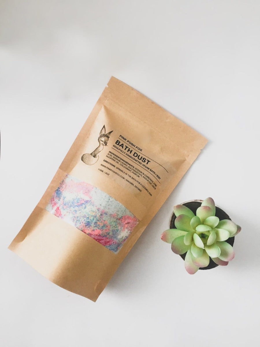 Pink Posh Fox Bath Dust – Melabath
